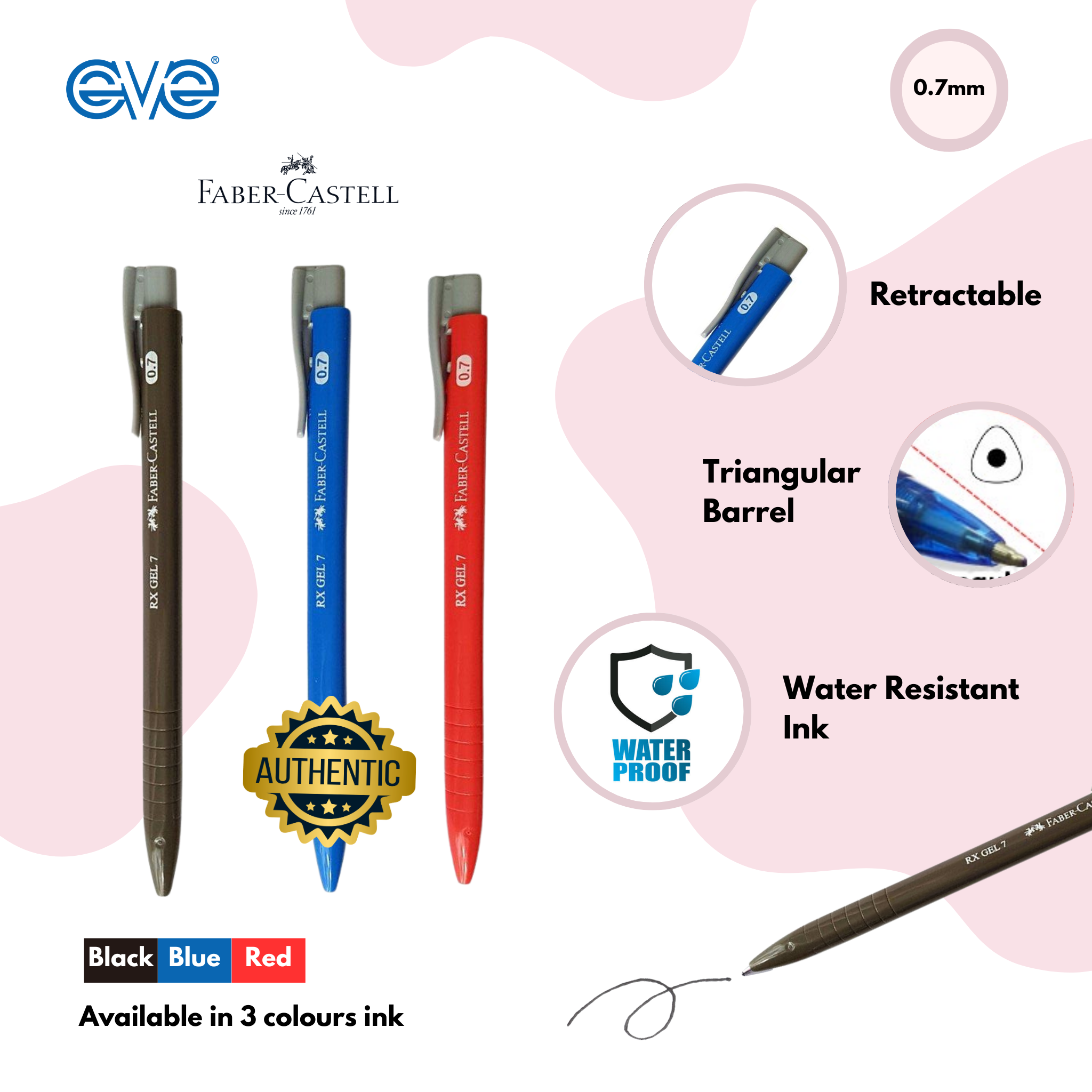 Eve Marketing - Faber Castell 1422 Ball Pen 0.7